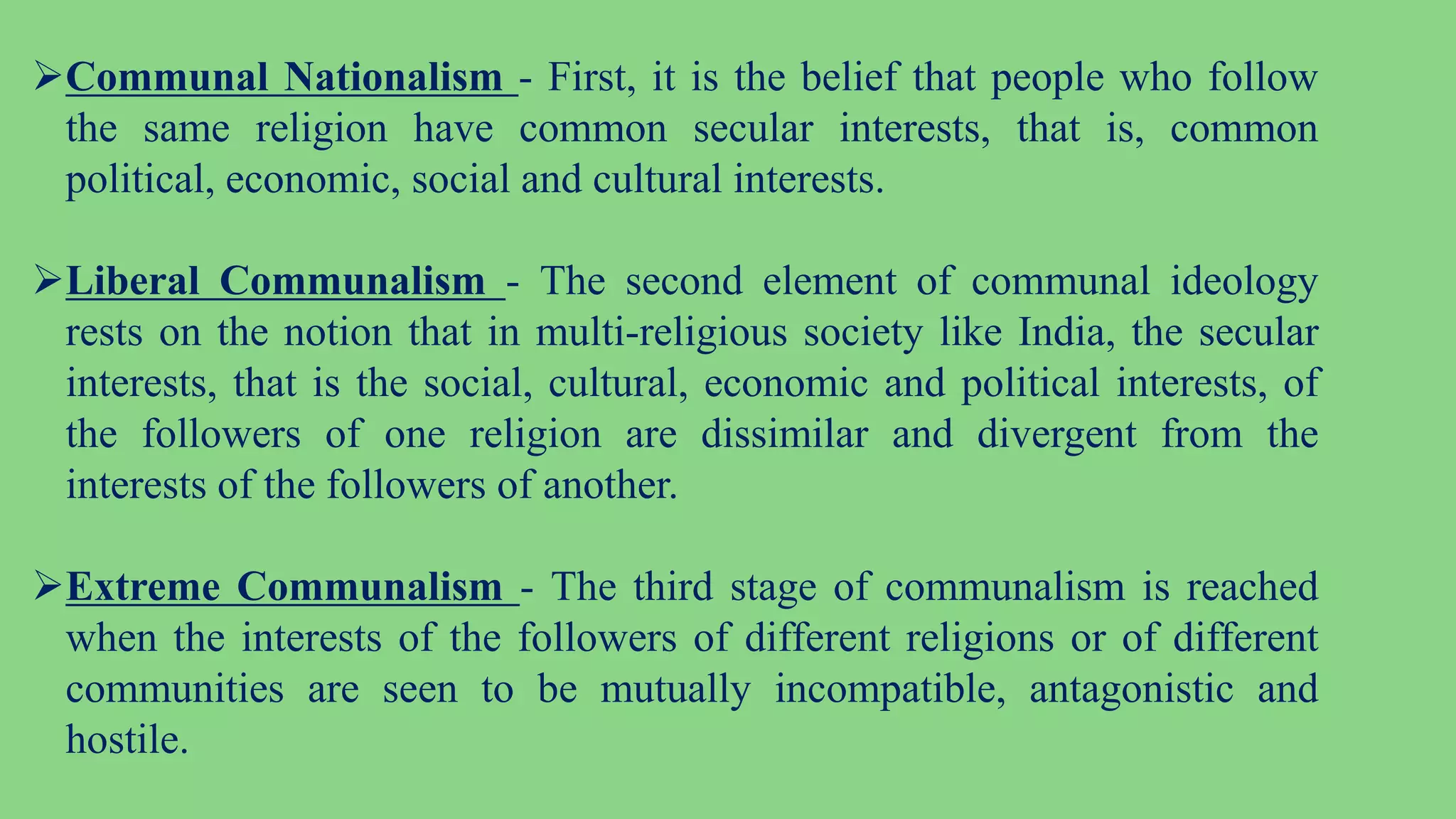 Growth of muslim communalism in india | PPTX