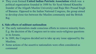 Growth of muslim communalism in india | PPTX
