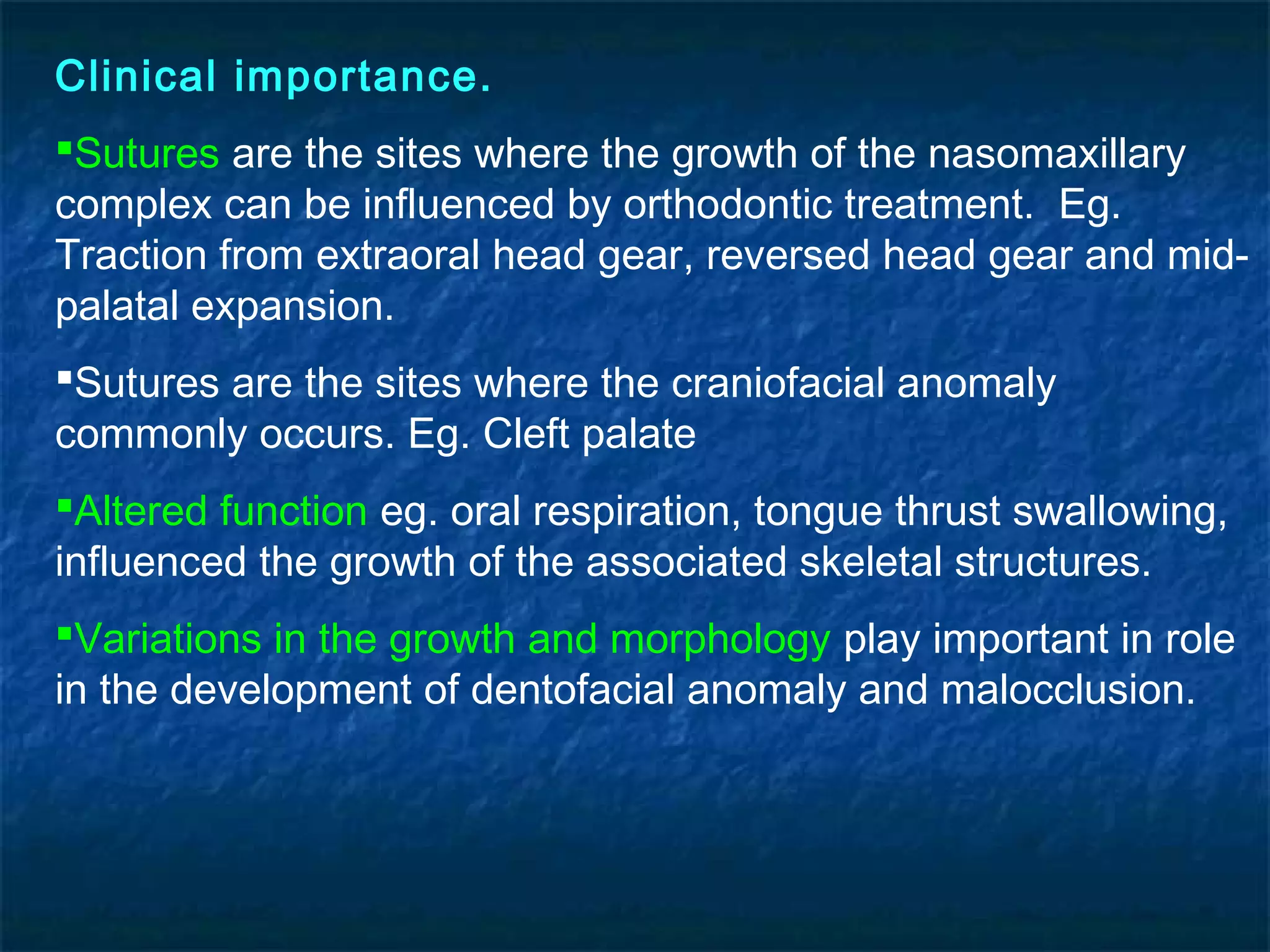 Growth of Nasomaxillary Complex and Mandible | PPT