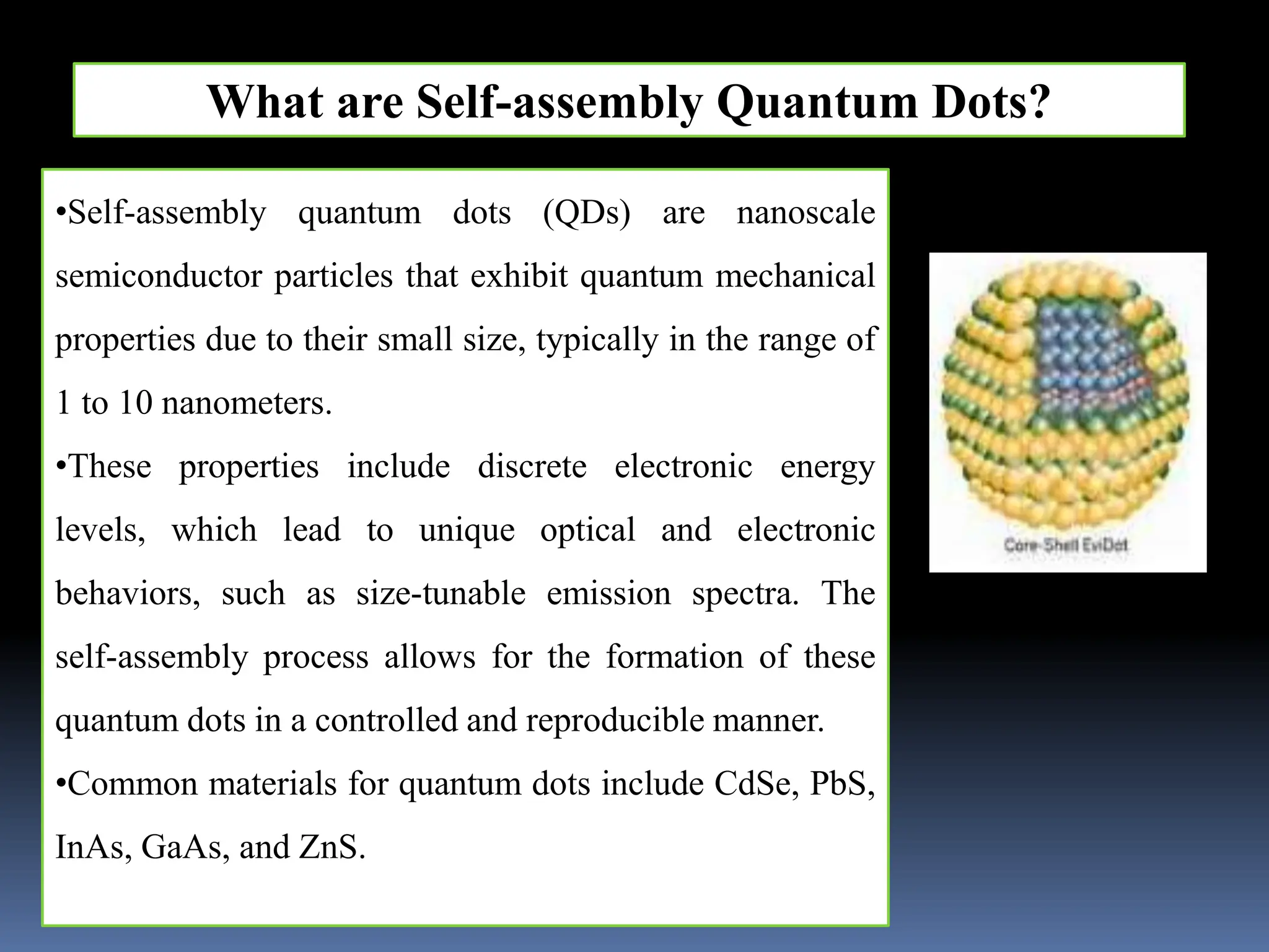 Growth of self assembled quantum dots.pptx