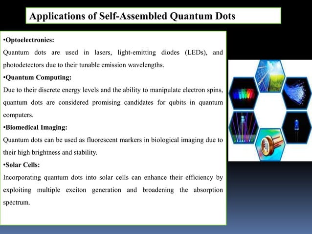 Growth of self assembled quantum dots.pptx