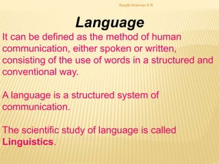 Growth of vocabulary or Word Formation | PPTX
