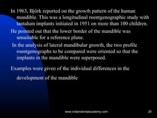 Growth pattern of mandible | PPT