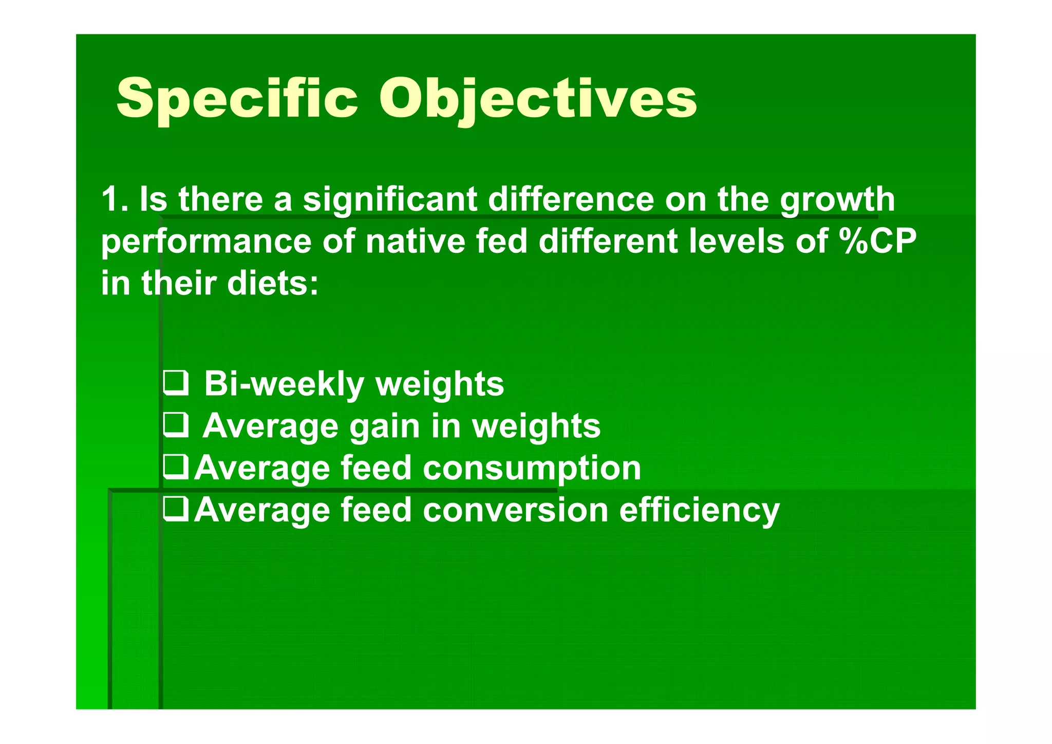 Developing the Potential of Native Pigs for Organic Meat Production | PDF