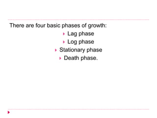 DIFFERENT PHASES OF GROWTH- GROWTH CURVE | PPTX