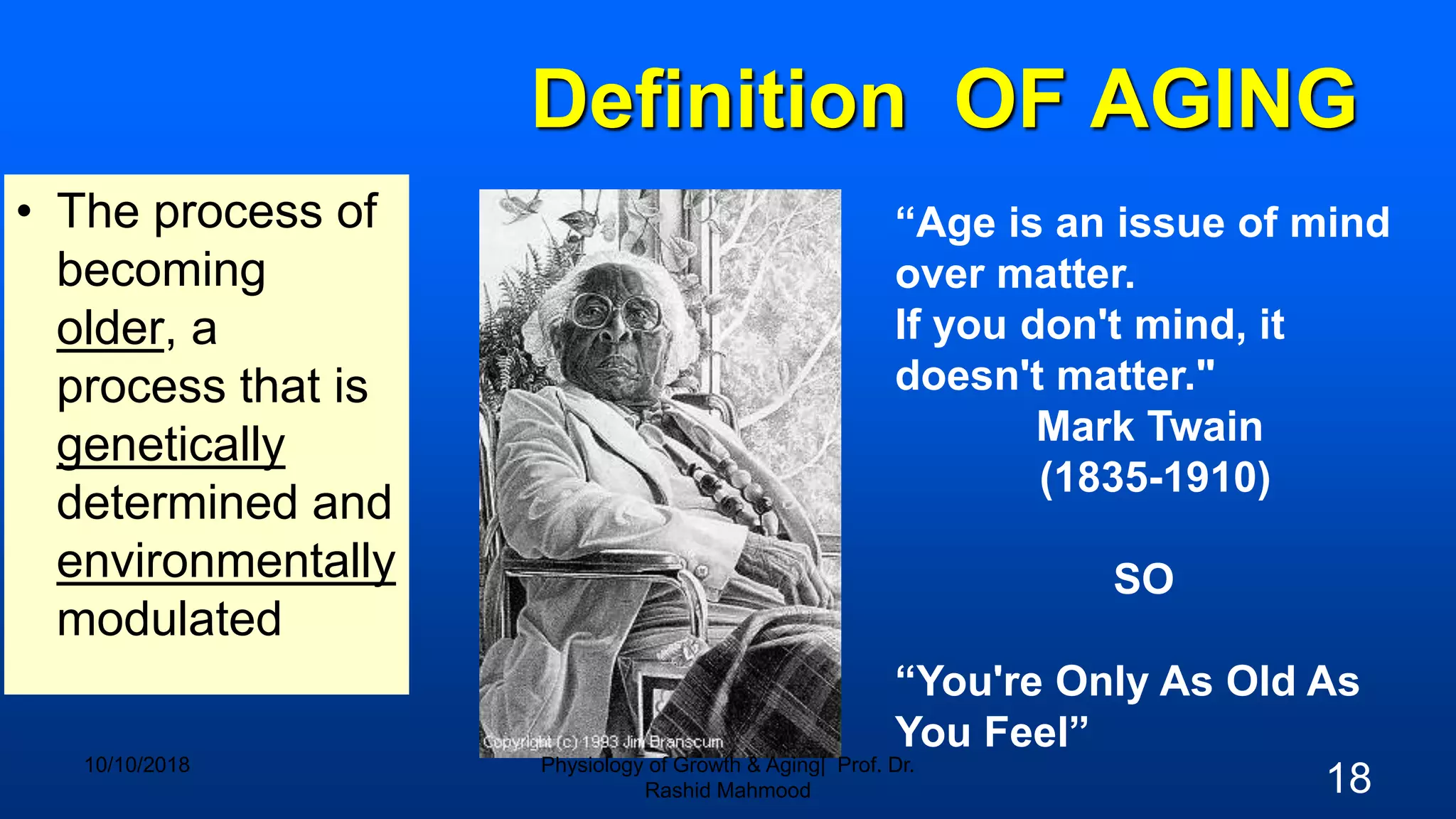 Growth physiology physiology of aging | PPTX
