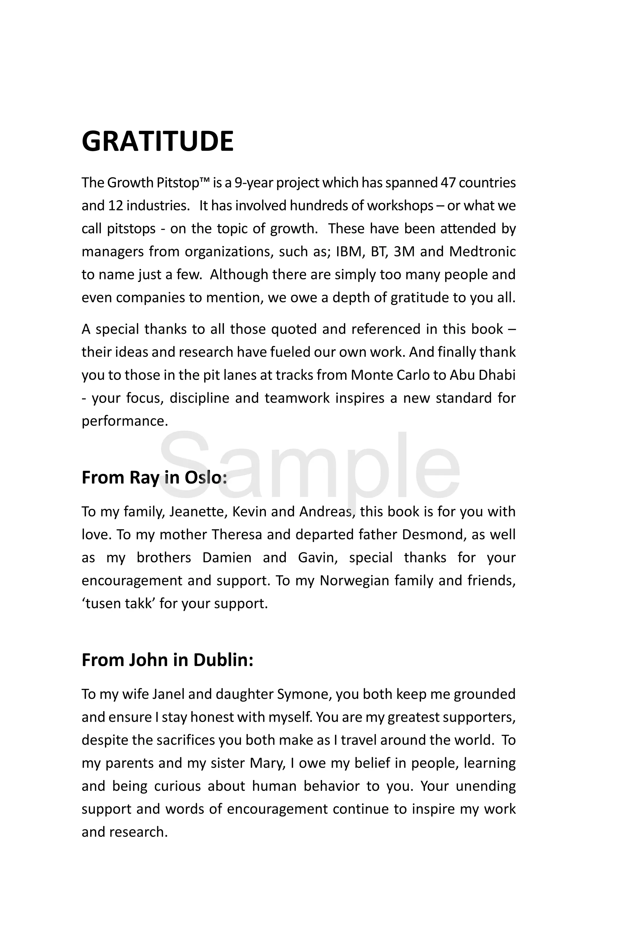 Growth pitstop book sample sections | PDF