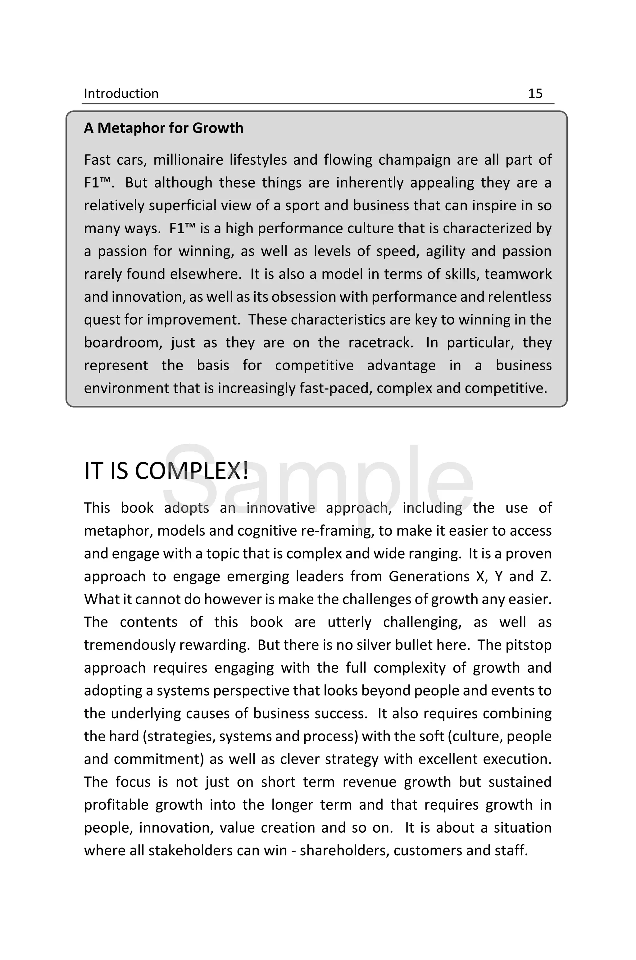 Growth pitstop book sample sections | PDF