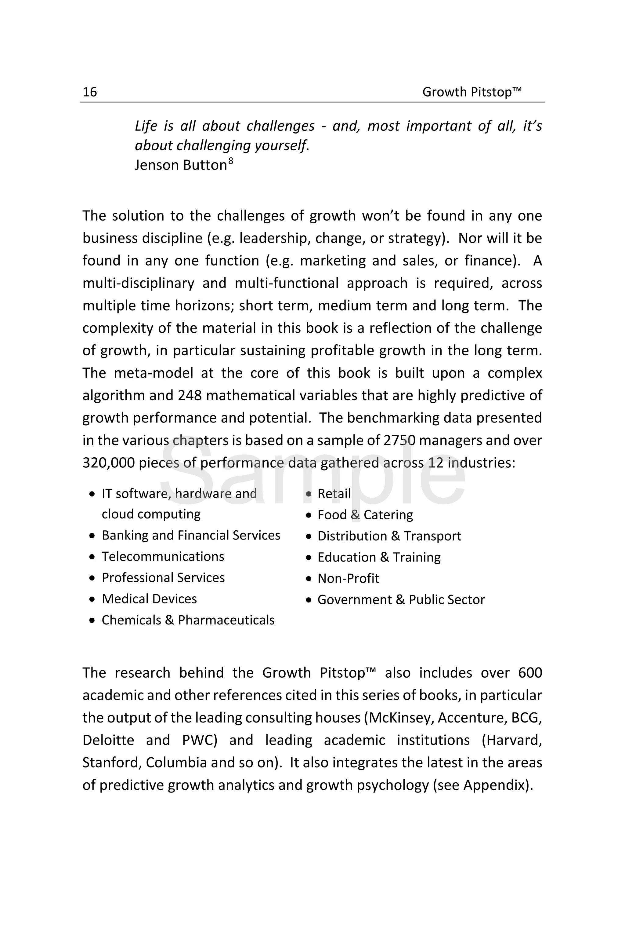 Growth pitstop book sample sections | PDF