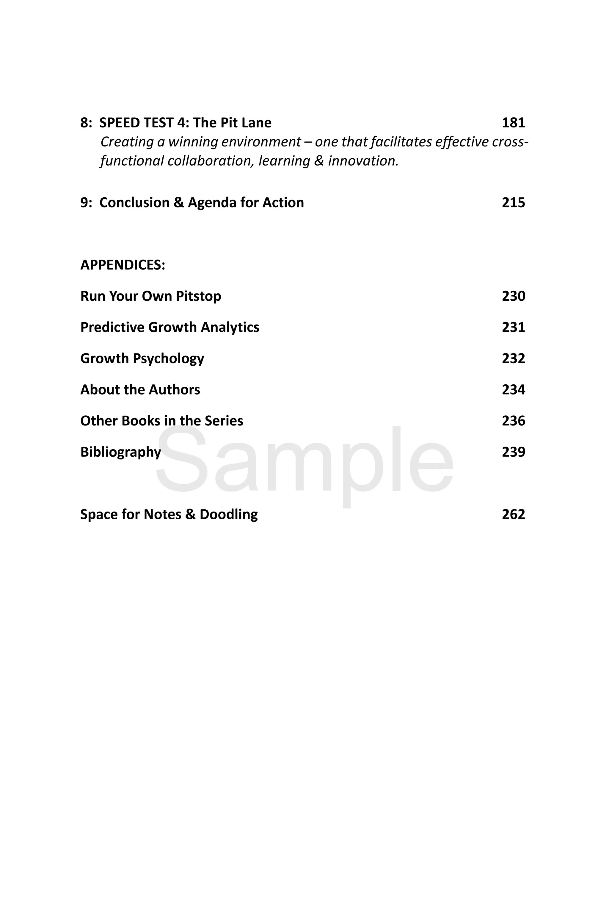 Growth pitstop book sample sections | PDF