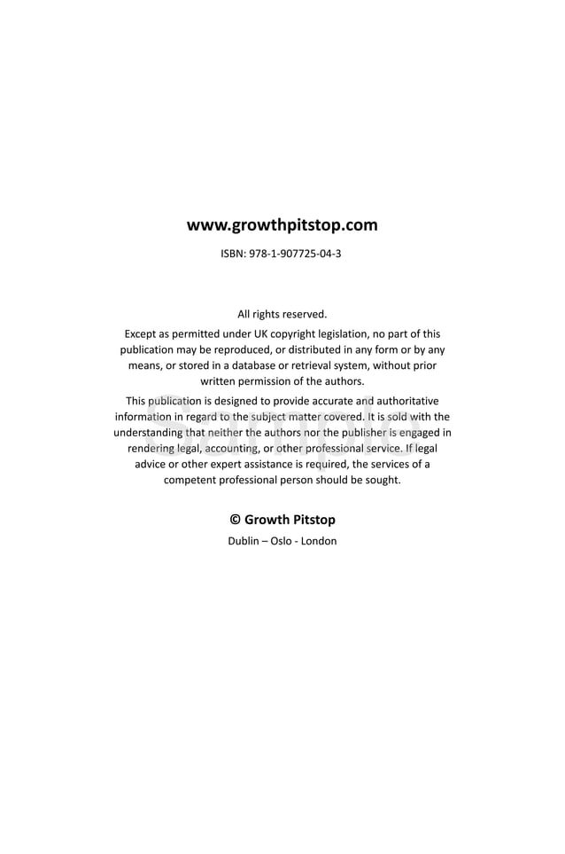 Growth pitstop book sample sections | PDF