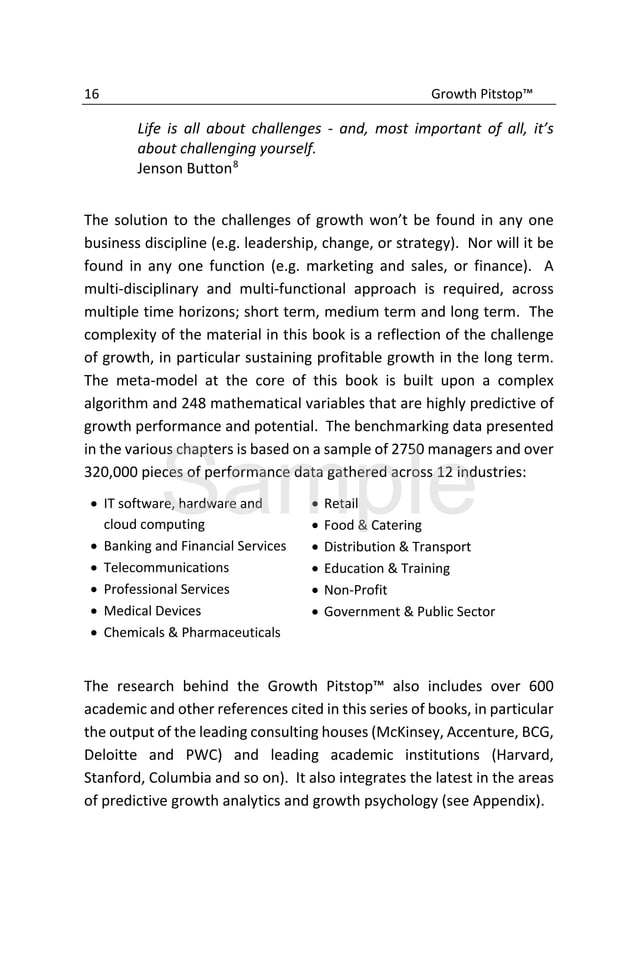 Growth pitstop book sample sections | PDF