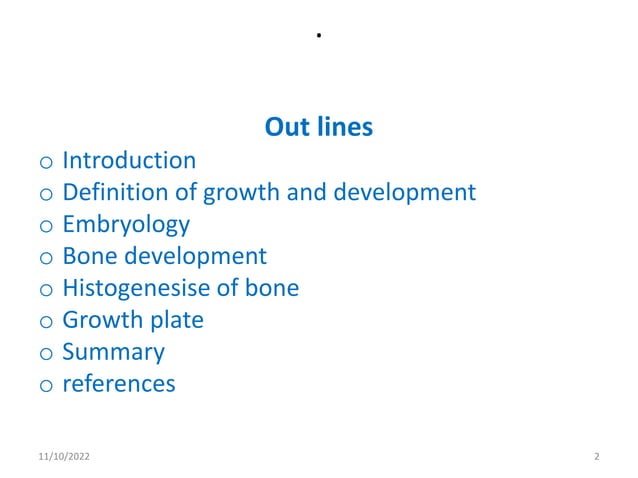 Growth plate and Bone development.pptx | Bone and Joint Conditions ...