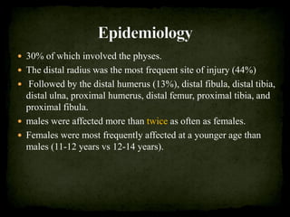Growth plate (physeal) fracture | PDF