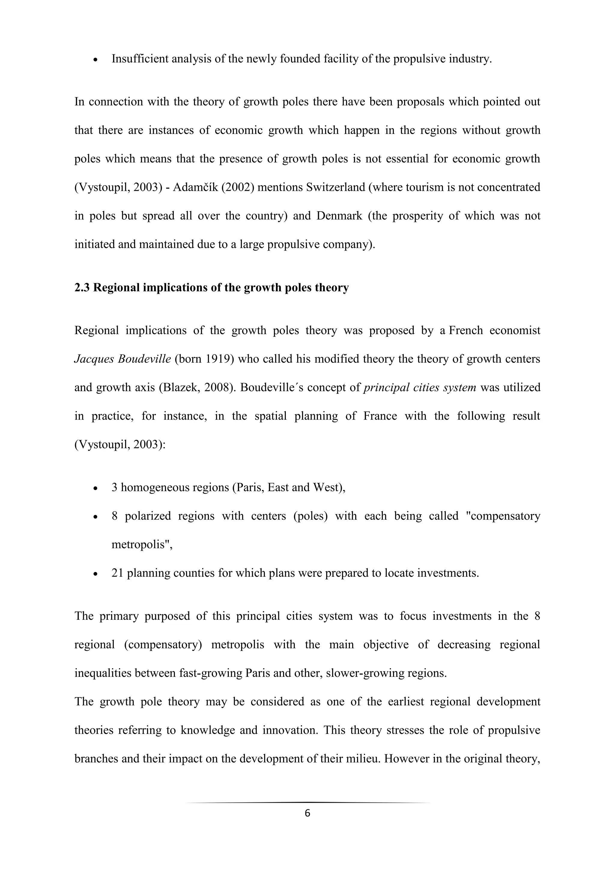 Assessing Growth pole theory | PDF
