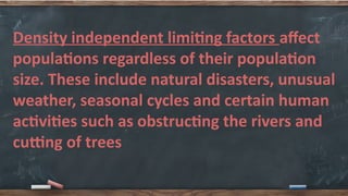 Growth Pollution_Population density_limiting factors | PPTX