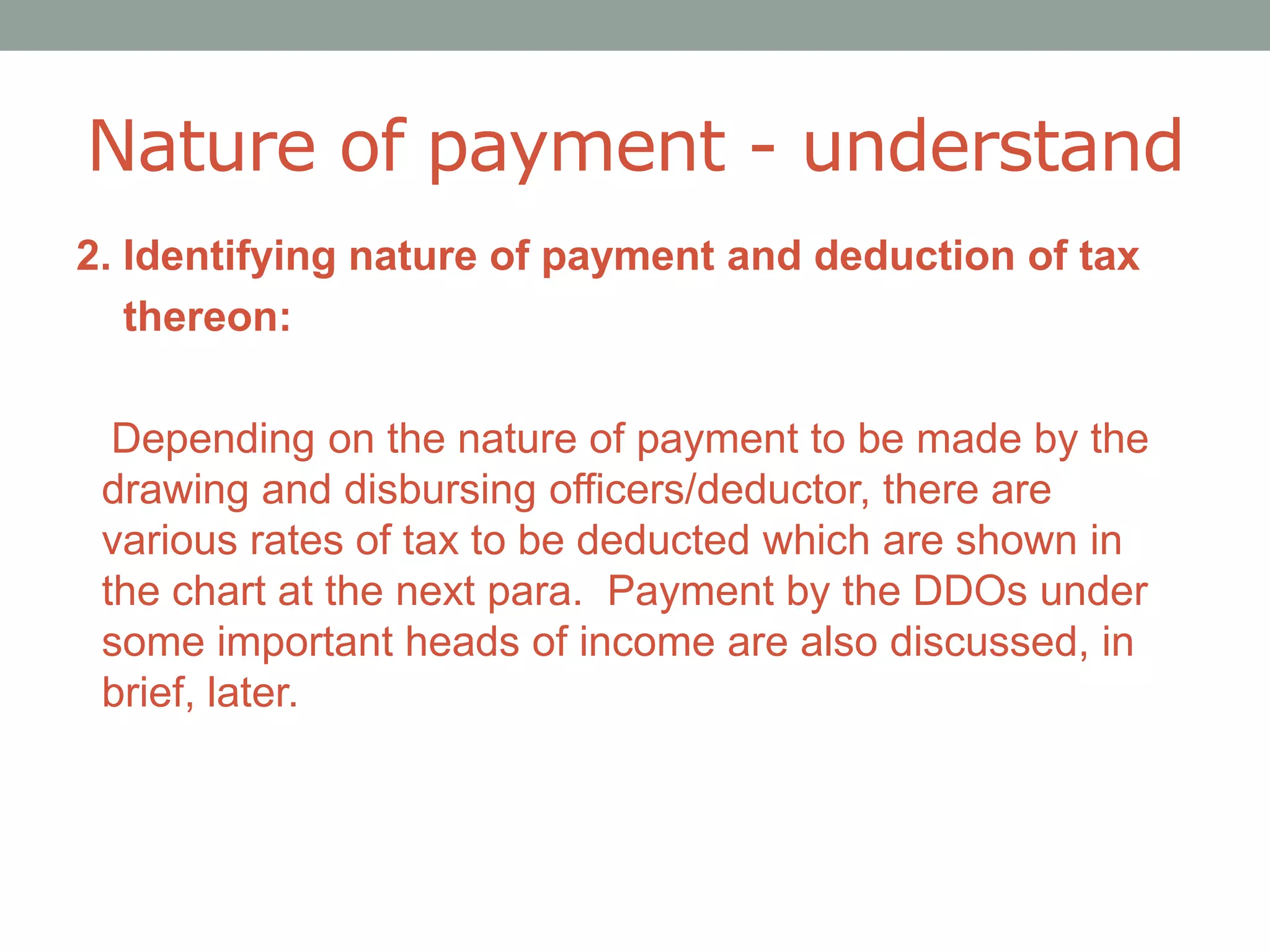 Growth presentation on basics of tds under | PPT