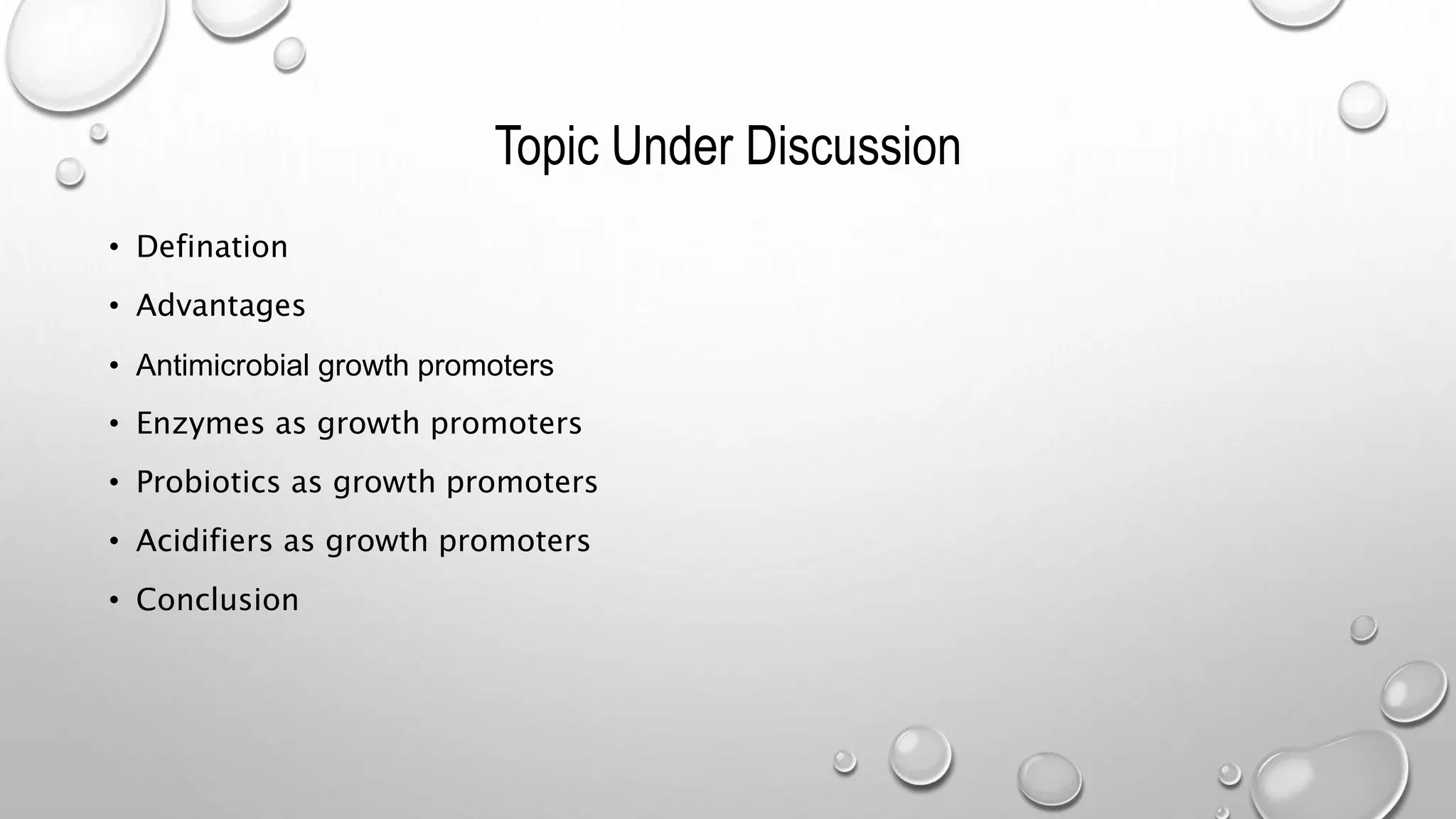 Growth promoter in poultry feed | PPTX