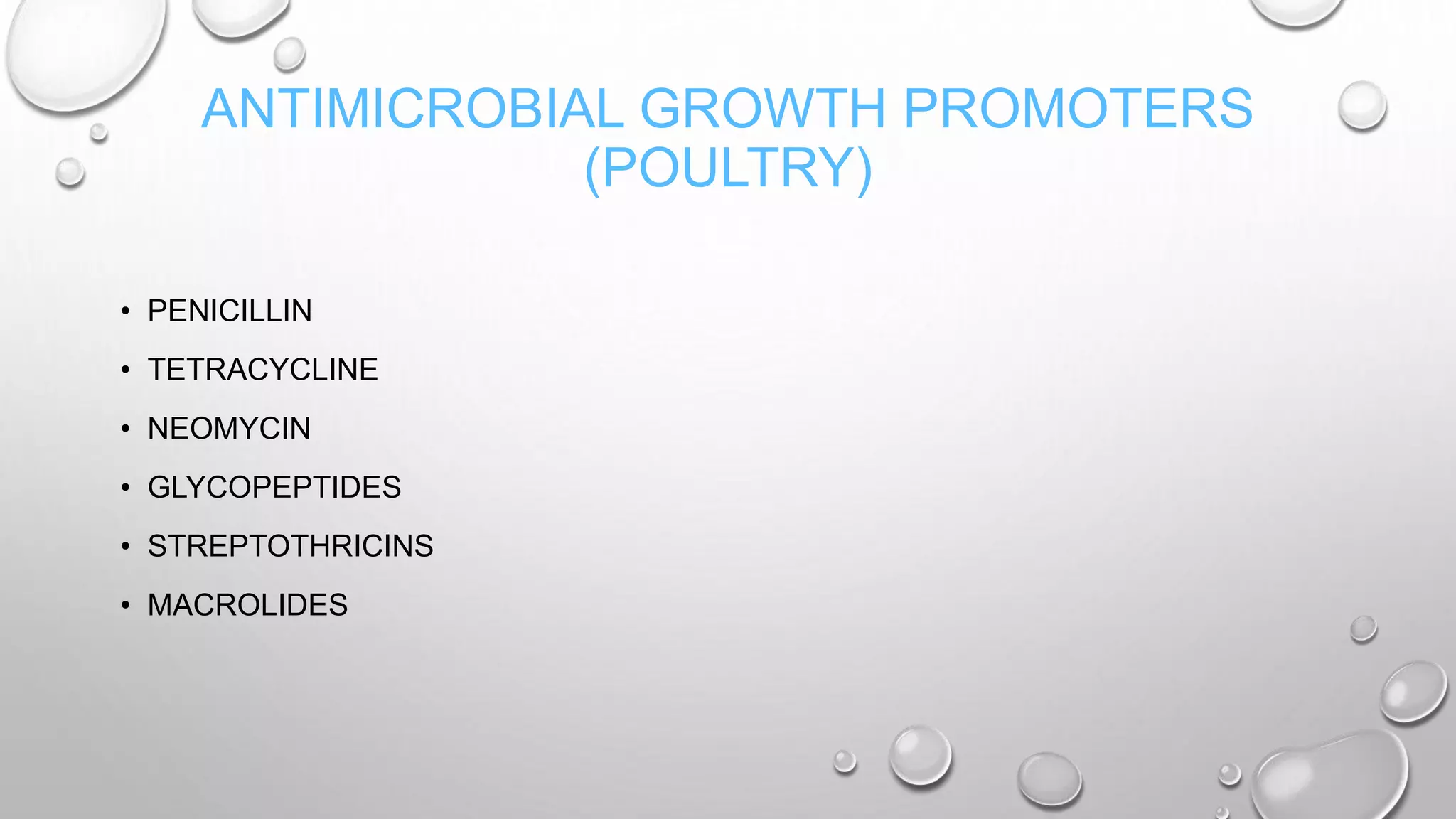 Growth promoter in poultry feed | PPTX