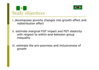 Growth Redistribution and Inequality Effects on Poverty in Nigeria | PDF