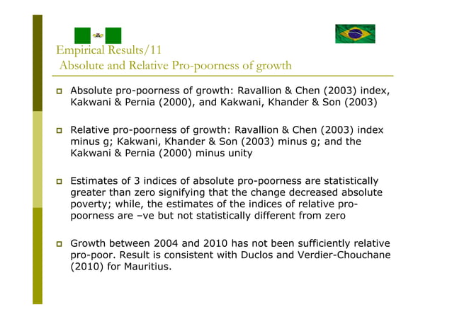 Growth Redistribution and Inequality Effects on Poverty in Nigeria | PDF