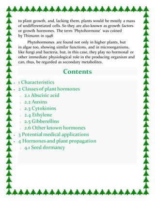Plant Growth Regulators | DOCX
