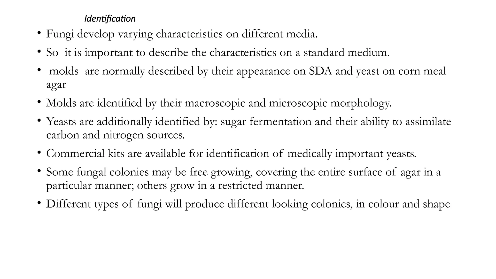growth requirements for most fungi. By Kennypptx | PPTX