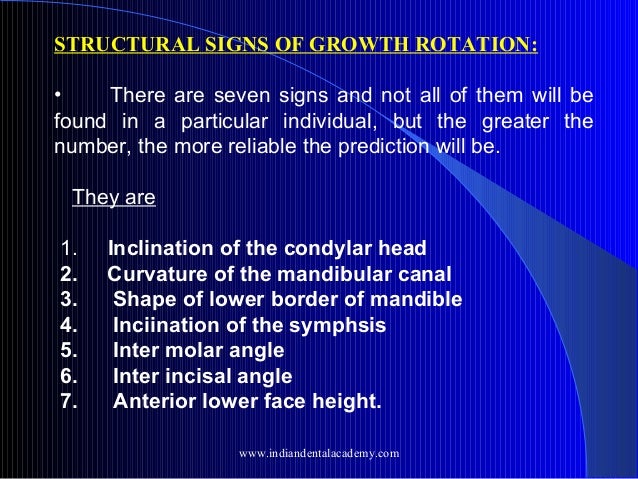 Growth rotation
