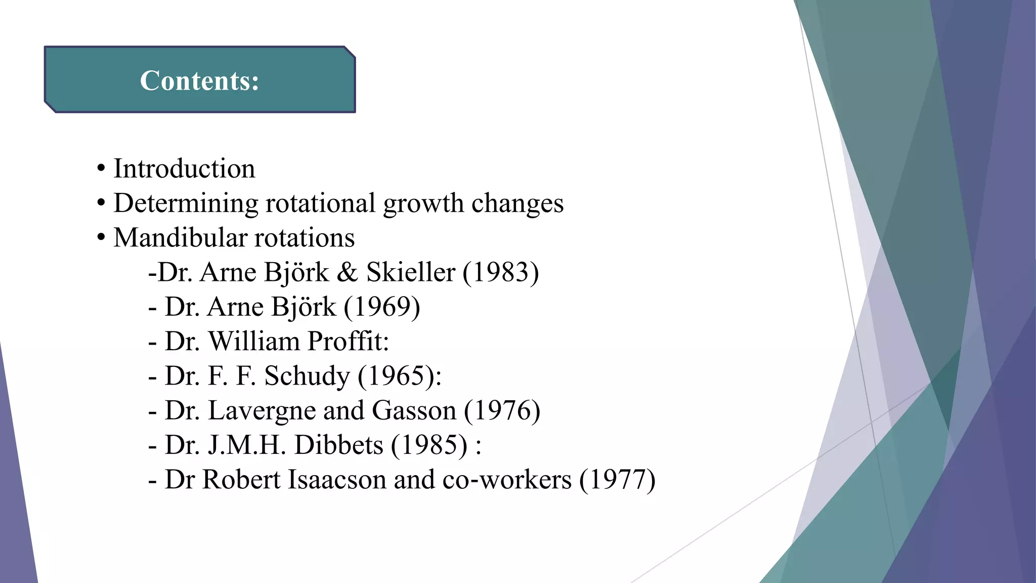 Growth rotations | PPTX
