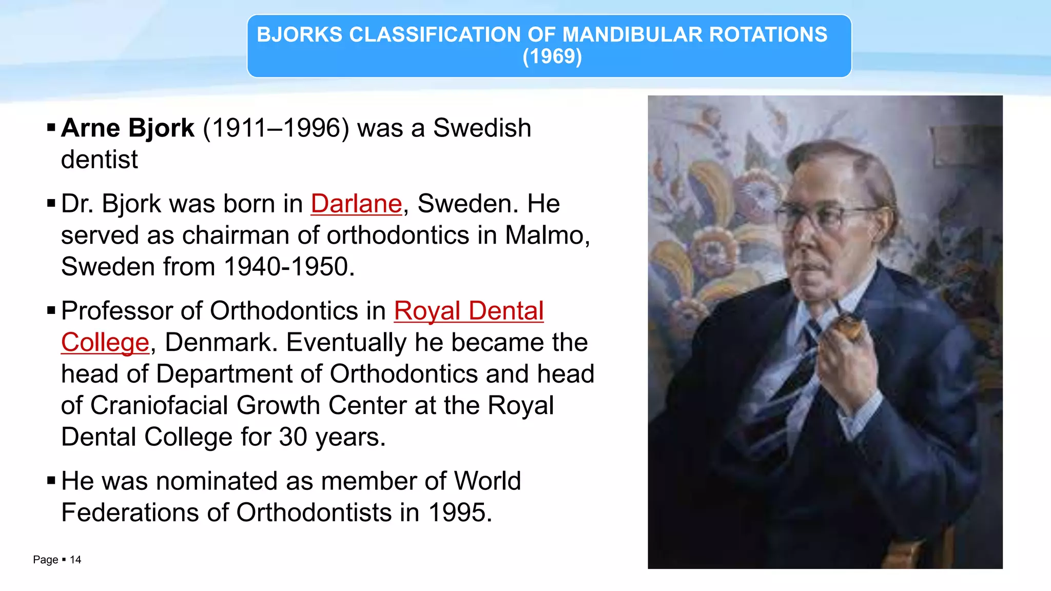 Growth rotations in orthodontics | PPTX