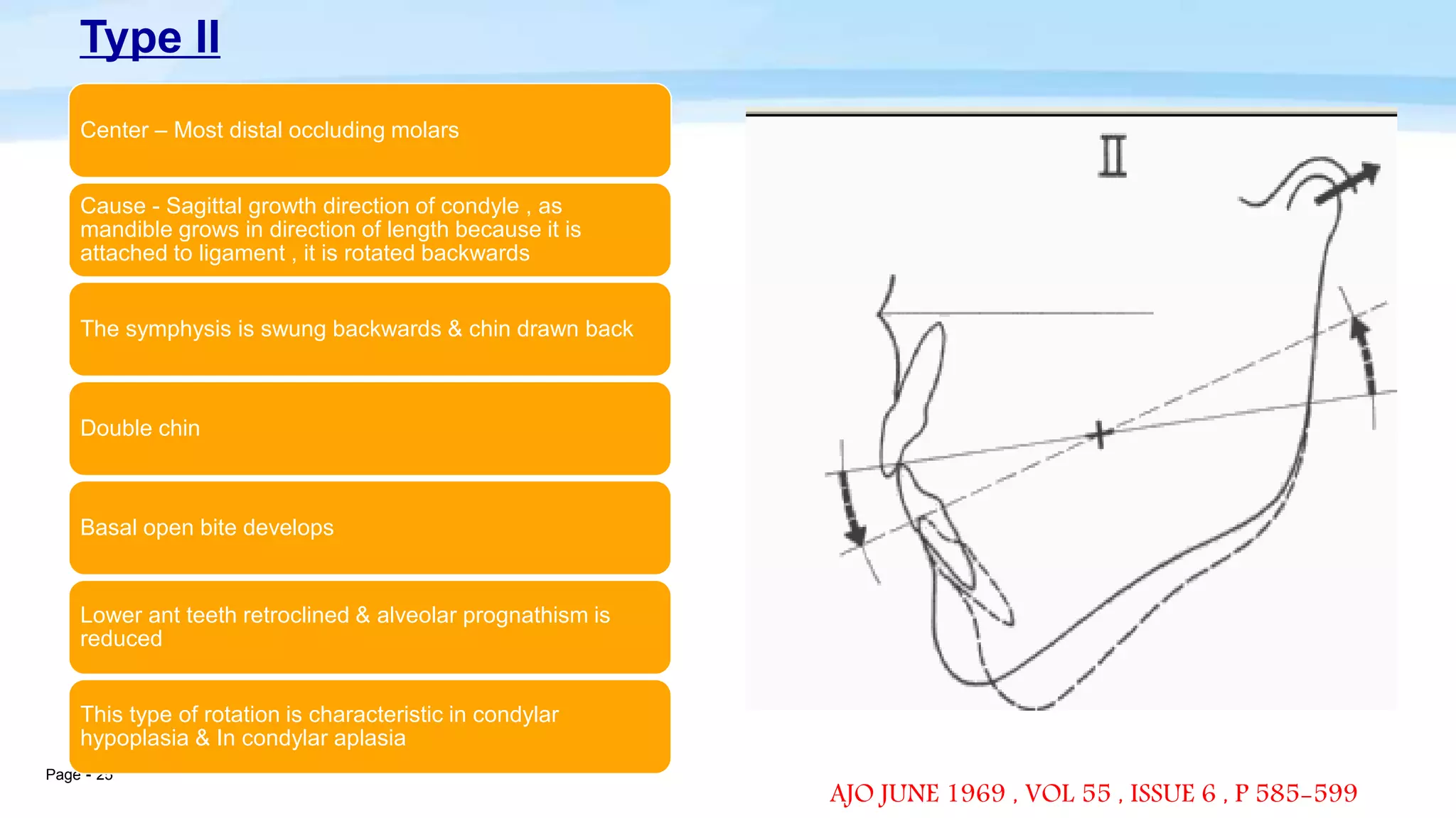 Growth rotations in orthodontics | PPTX