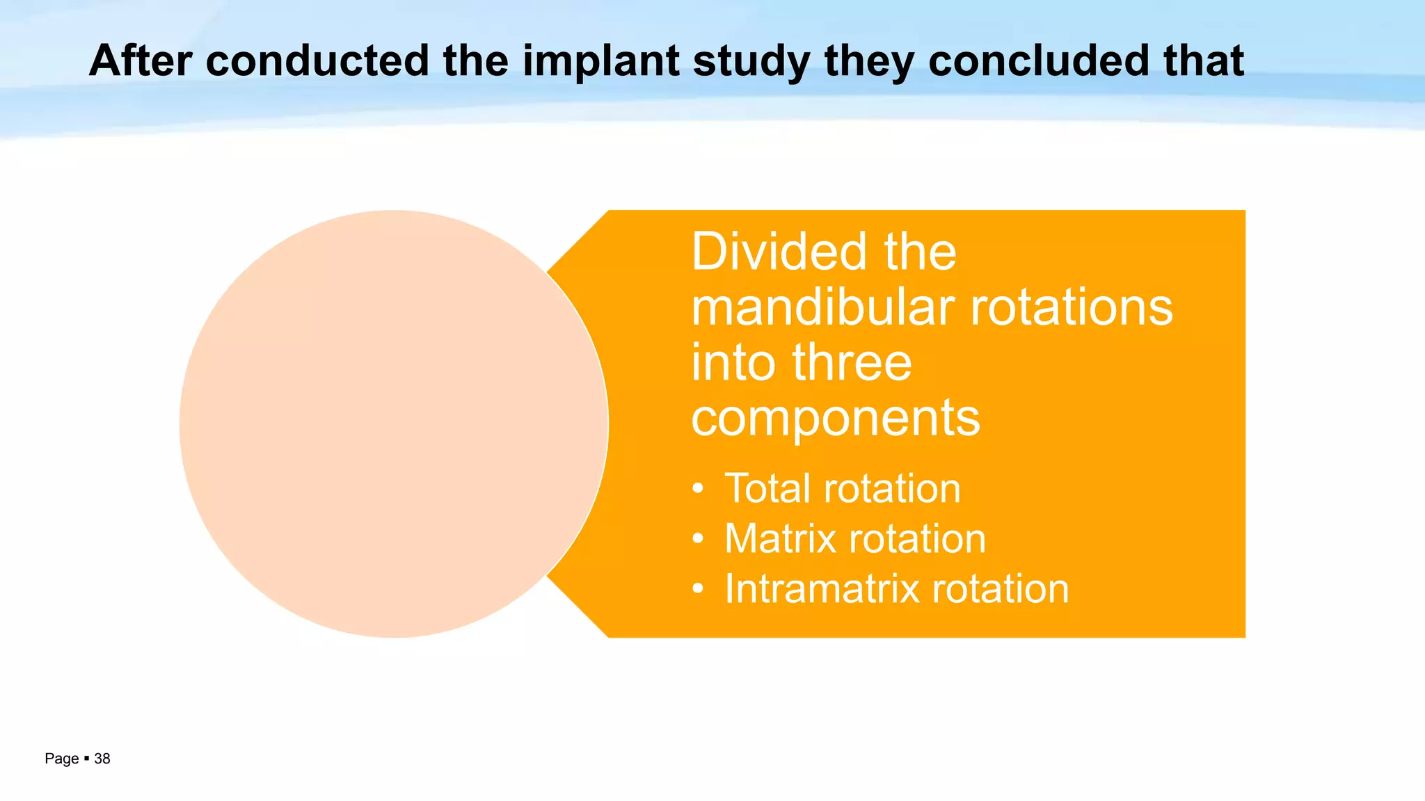 Growth rotations in orthodontics | PPTX