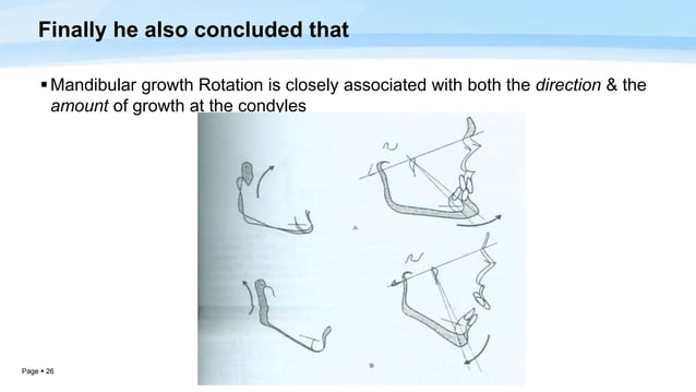 Growth rotations in orthodontics | PPTX