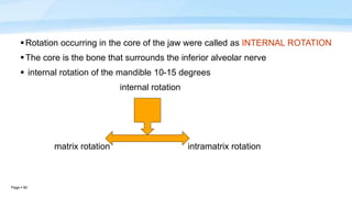 Growth rotations in orthodontics | PPTX