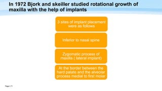 Growth rotations in orthodontics | PPTX