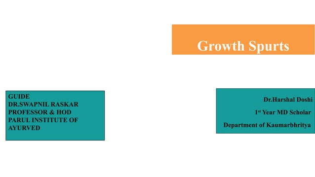 Growth Spurt analysis for boys and girls.pptx