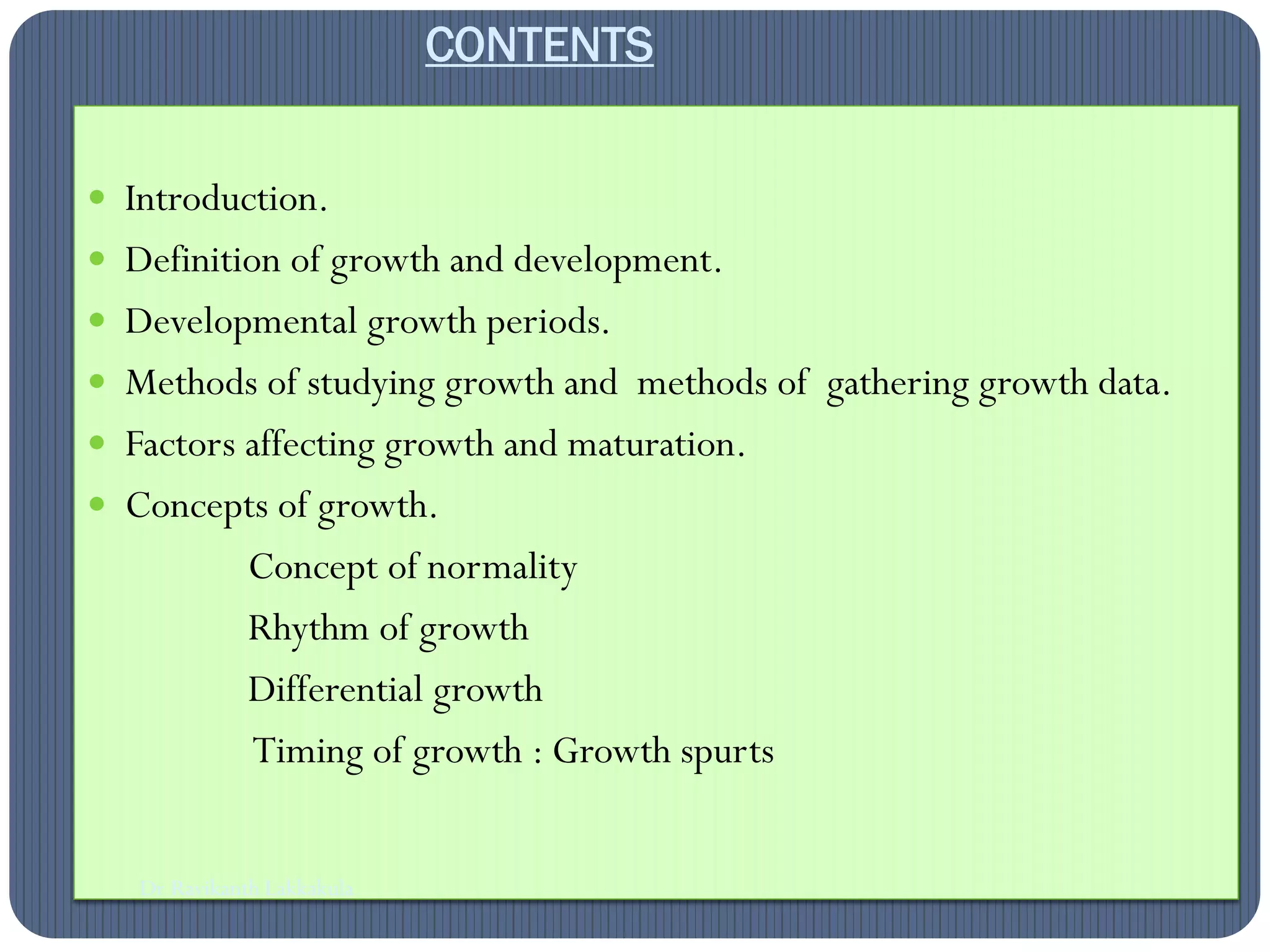 Growth spurts - orthodontics | PDF