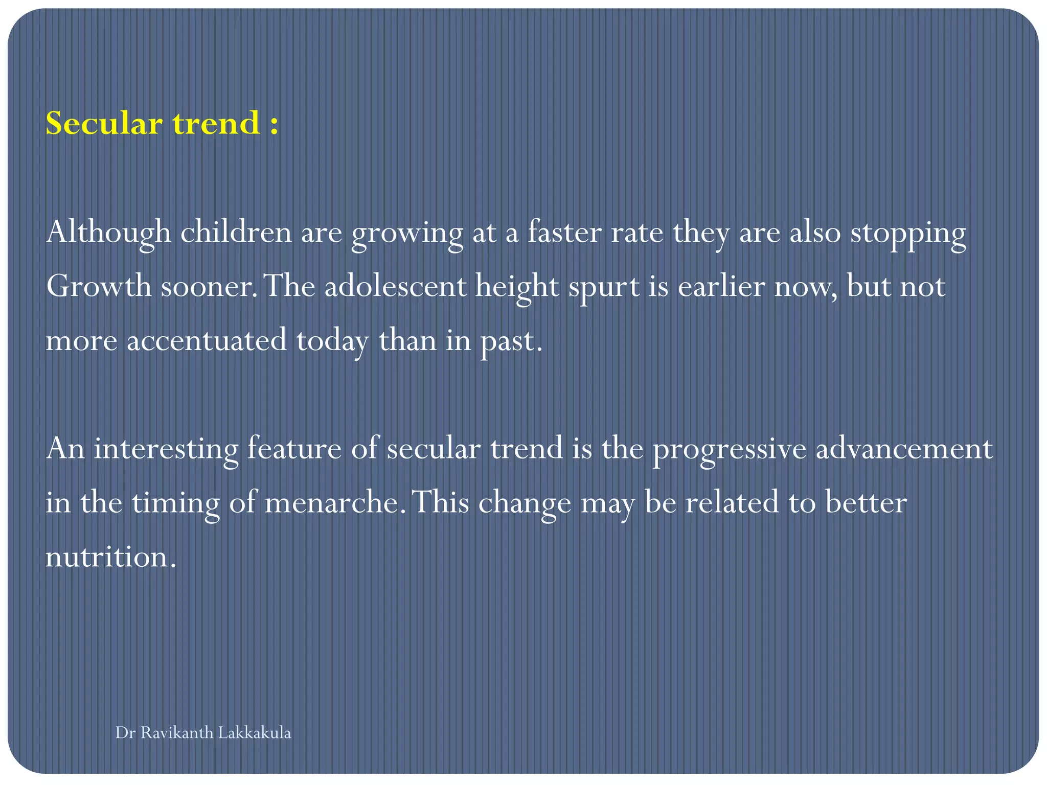 Growth spurts - orthodontics | PDF