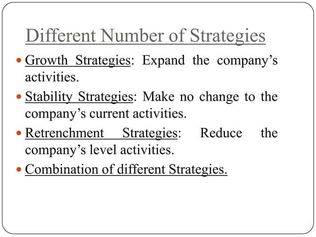Growth strategies | PPTX | Business | Business and Finance