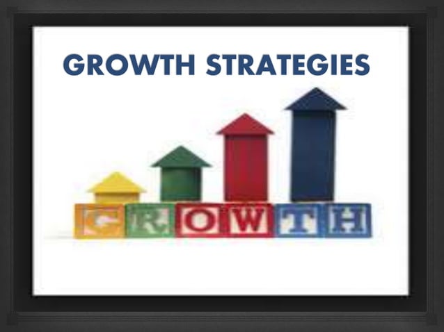 Growth strategies in Strategic Management | PPTX | Mergers and ...