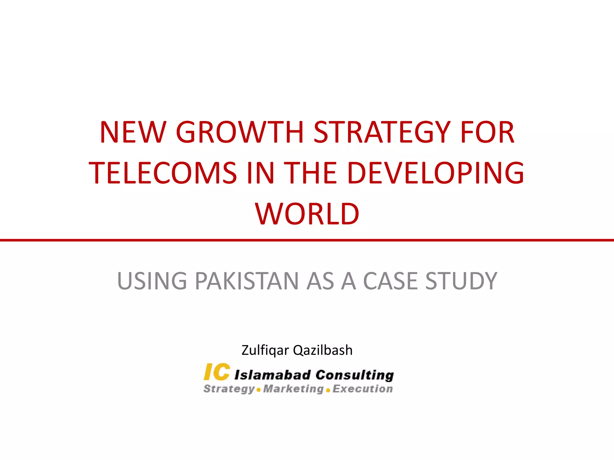 Growth strategy for telecoms in emerging markets | PPT