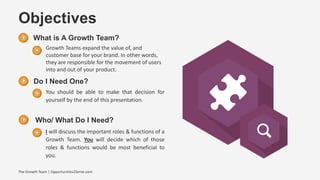 Growth Team Presentation | PPTX
