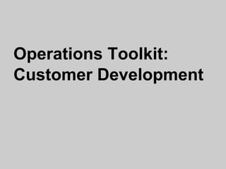 Growth Toolkit | PPT