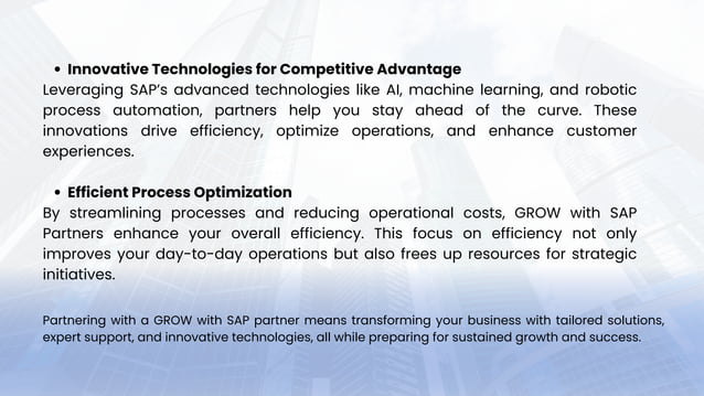 GROW with SAP Partner: Ultimate Solution for SMB | PPT