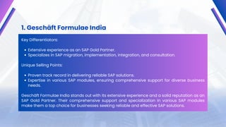 GROW with SAP Partner: Ultimate Solution for SMB | PPT