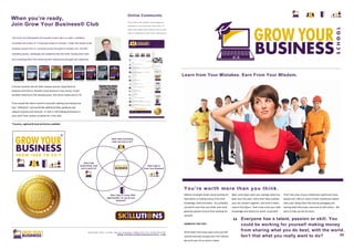 Grow your business school brochure | PPT