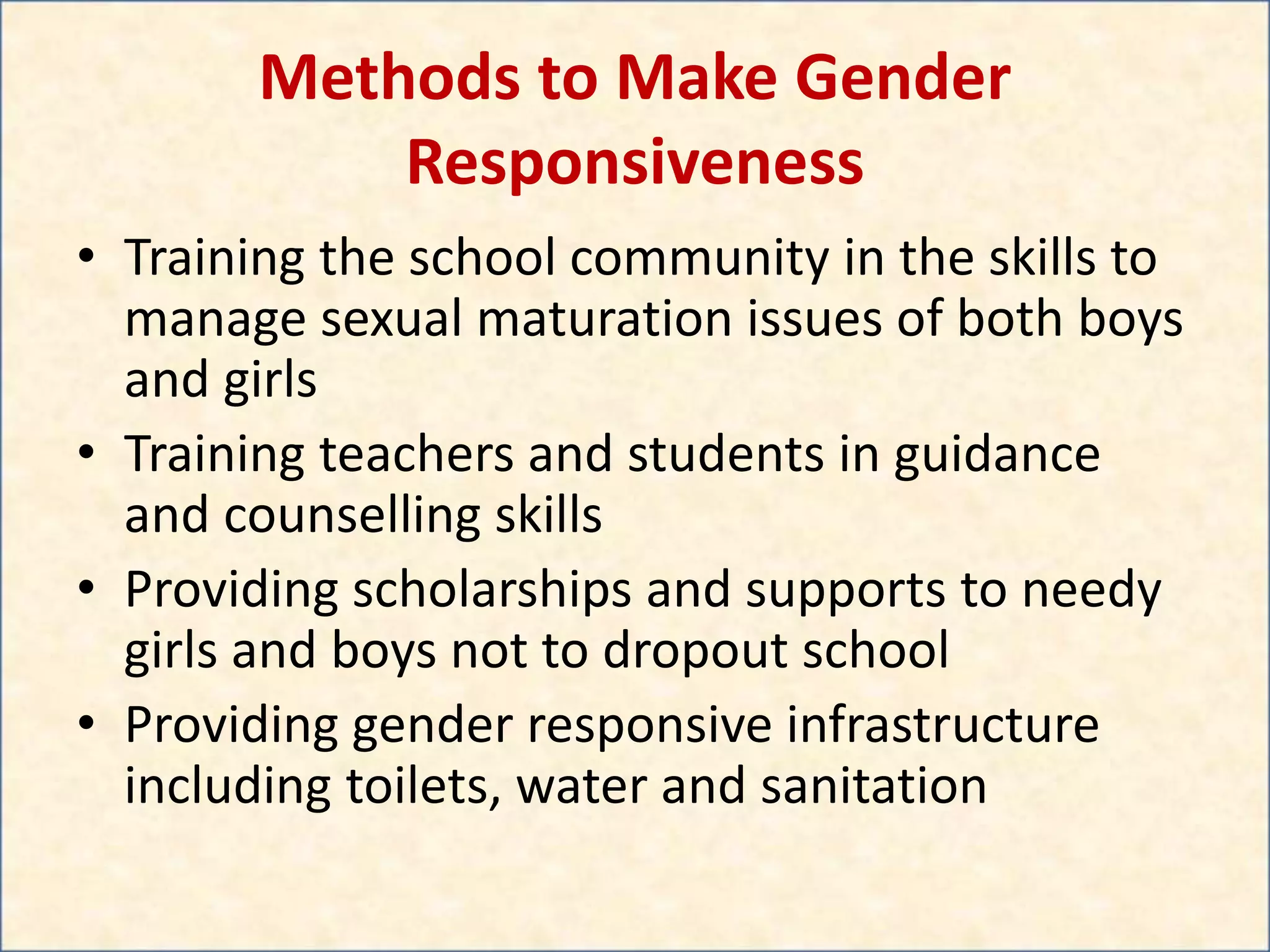 GENDER RESPONSIVE PEDAGOGY | PPTX