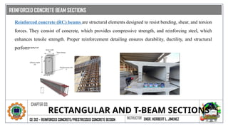 Rectangular and Tee Beam Sections Introduction.pptx