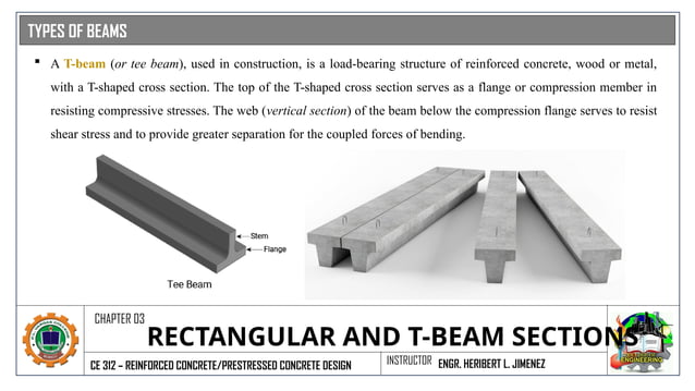 Rectangular and Tee Beam Sections Introduction.pptx