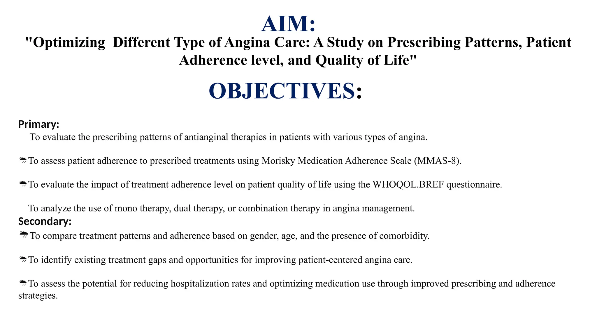 STUDY OF ANGINA IN ALL HEART PATIENTS .ppt